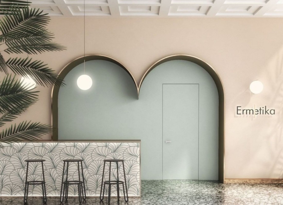 Absolute Swing door system with door panel | BestFix-Schuifdeursystemen | BestFix